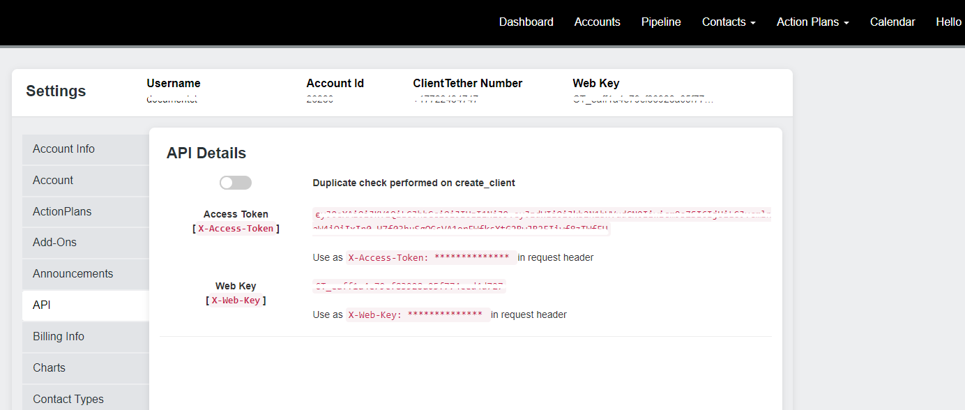 ClientTether API Doc 2.0 | ClientTether Support